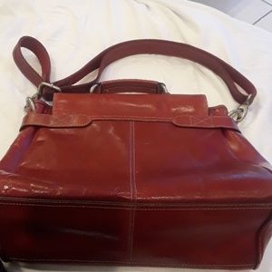 Fossil | Bags | Fossil Large Vintage Maroon Bag | Poshmark